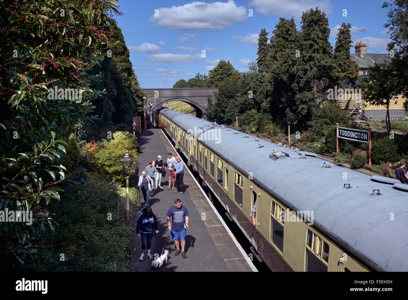 GWR vintage train carriages immaculately preserved as a tourist ...