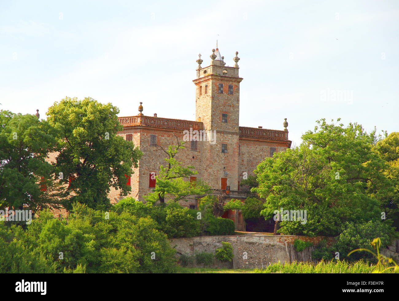 Old rural building in the Piacenza Province, Italy Stock Photo - Alamy