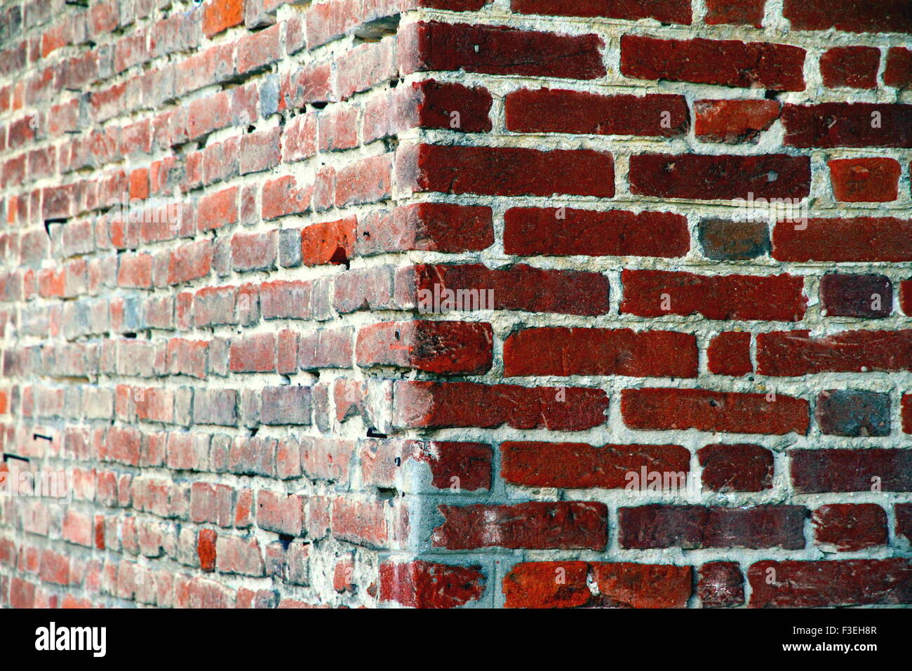Brick wall building exterior Stock Photo - Alamy