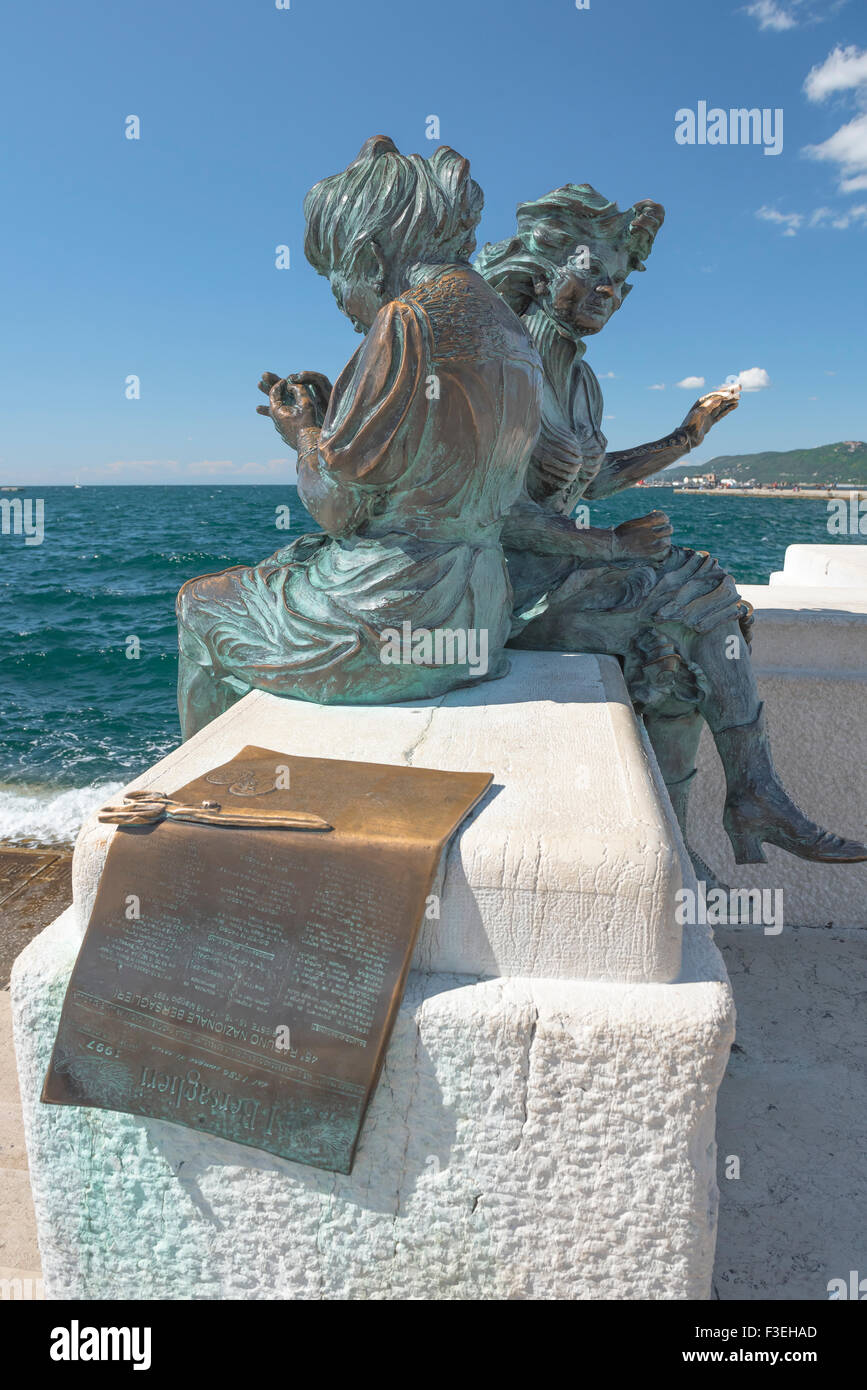 Trieste waterfront bronze statue hi-res stock photography and images ...