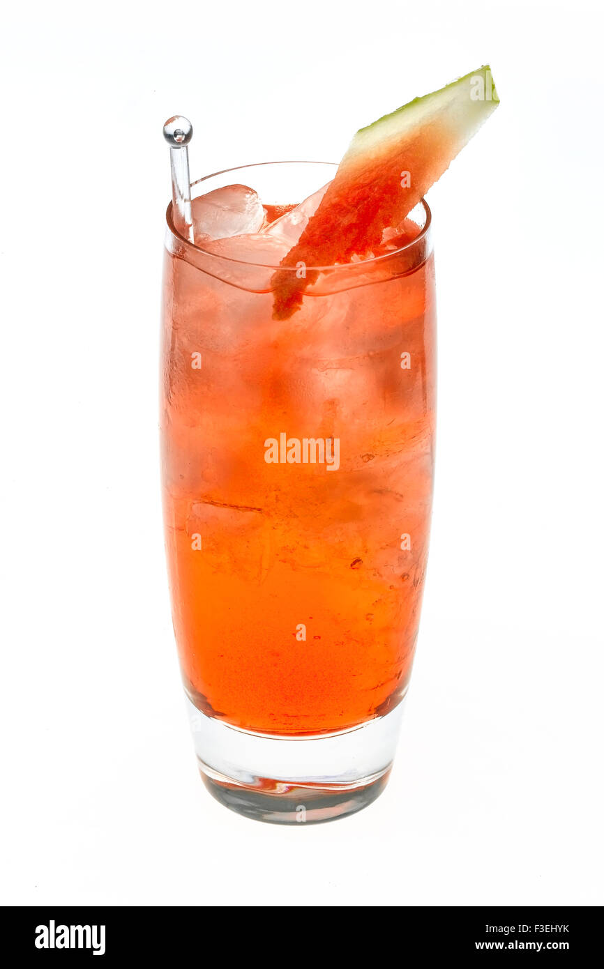 A clean cocktail on white Stock Photo - Alamy
