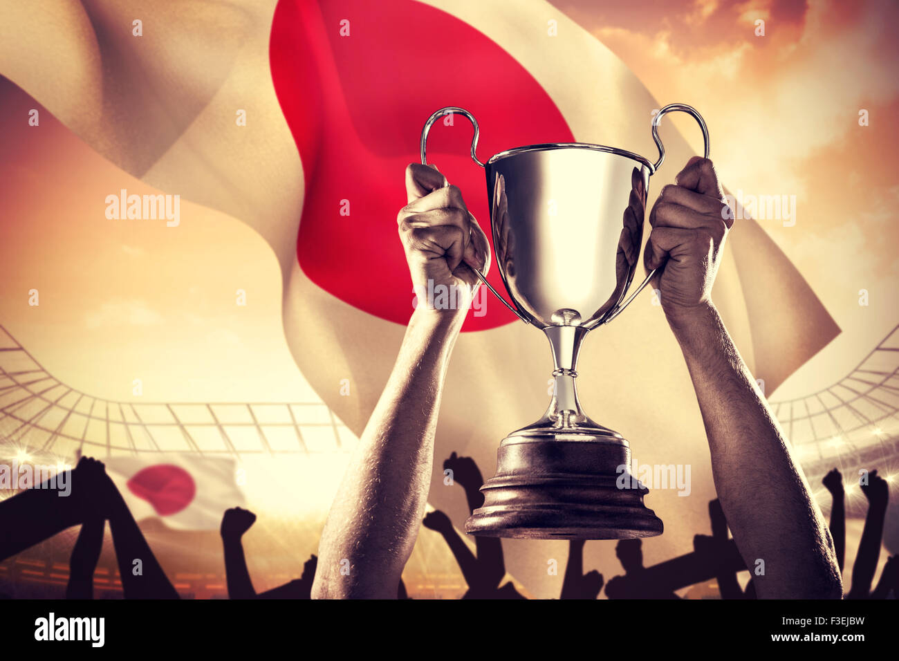 Player lifting trophy hi-res stock photography and images - Alamy