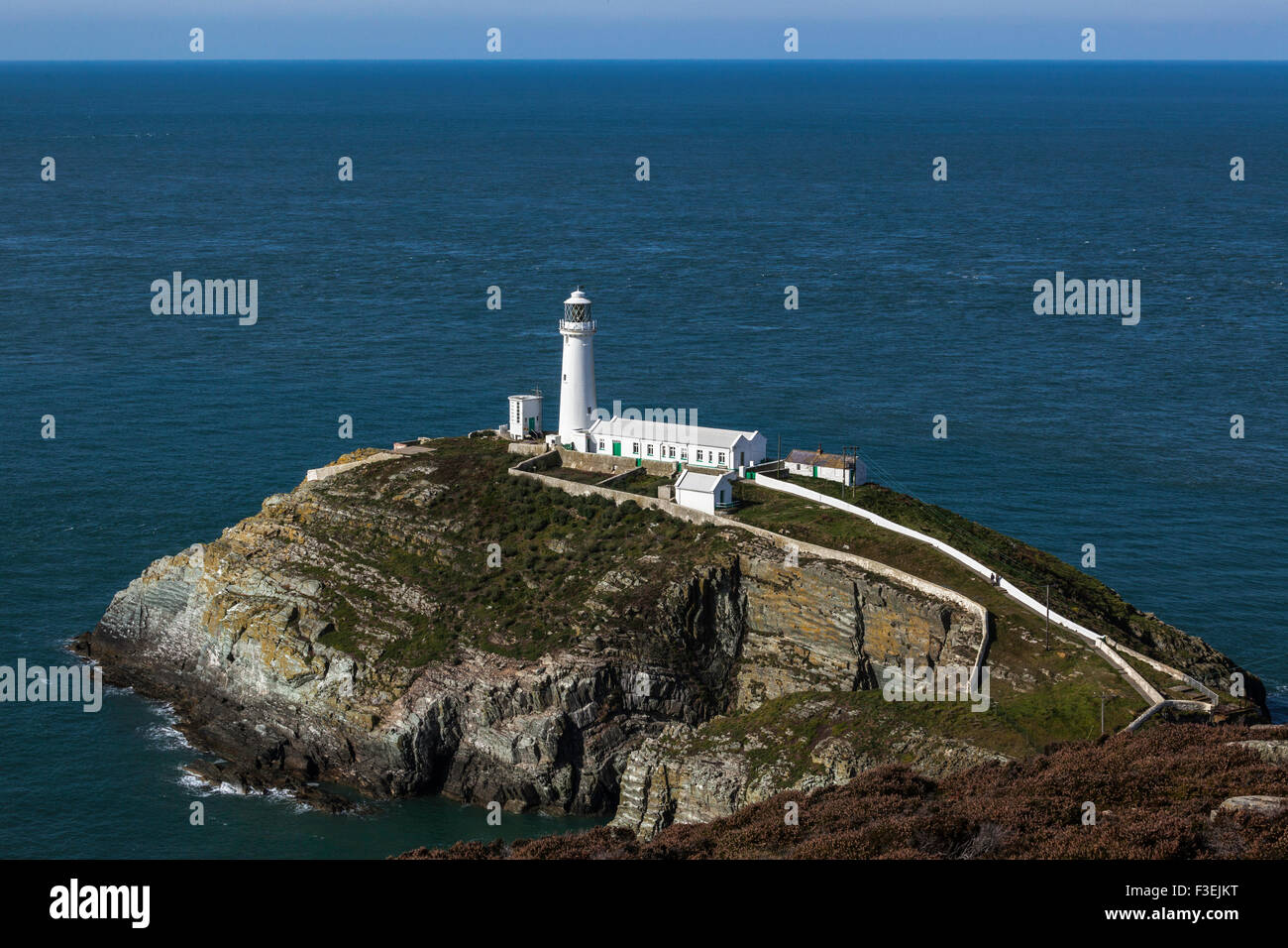 South Stack Lighthouse Stock Photo - Alamy