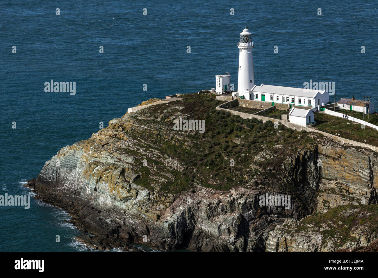 South Stack Lighthouse Stock Photo - Alamy