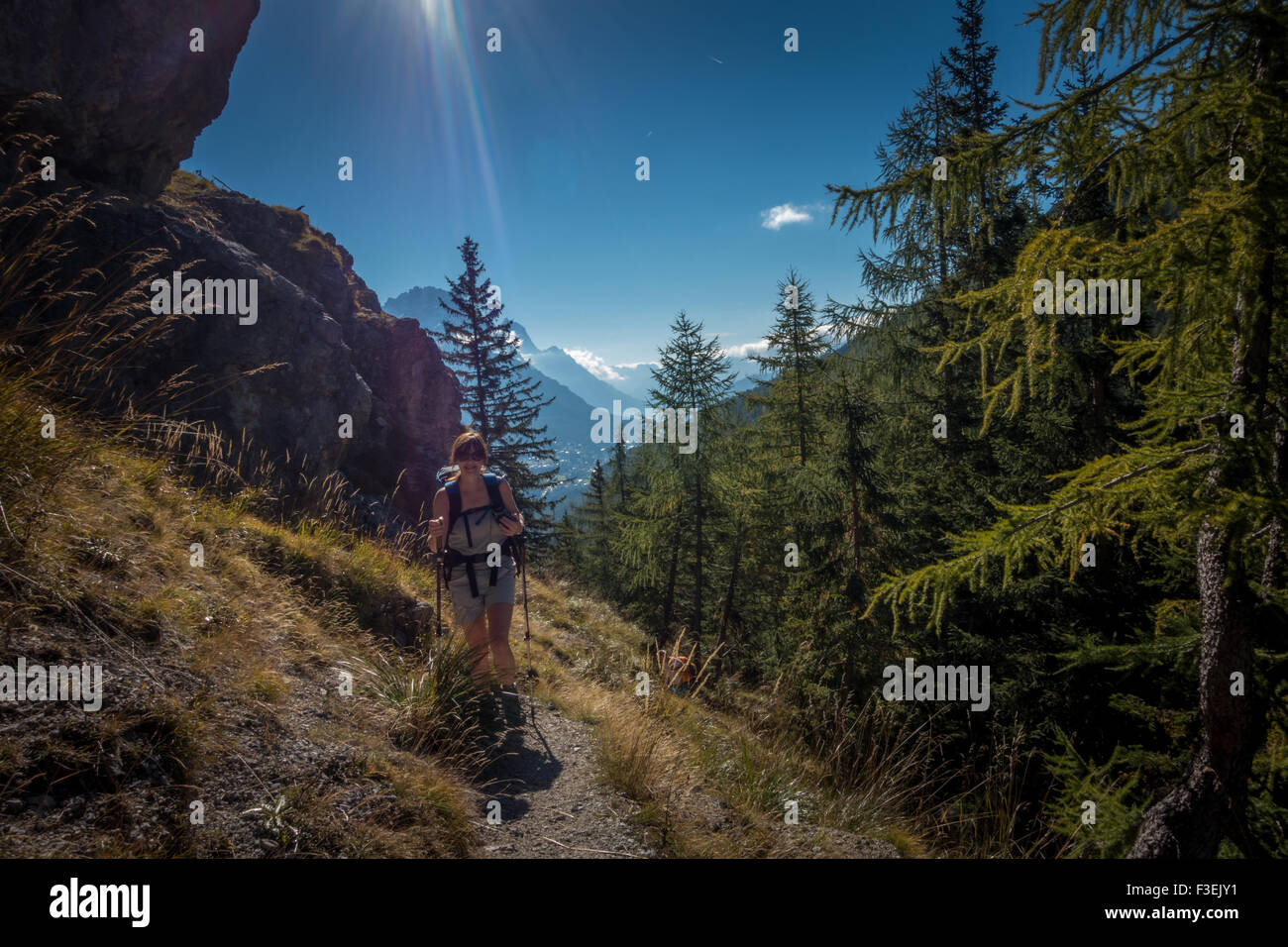 Via ferrata in the dolomites hi-res stock photography and images - Alamy