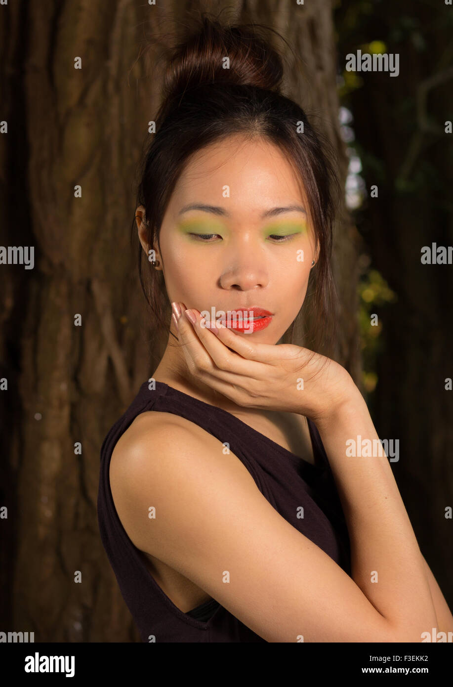 Landscape photography with model hi-res stock photography and images ...