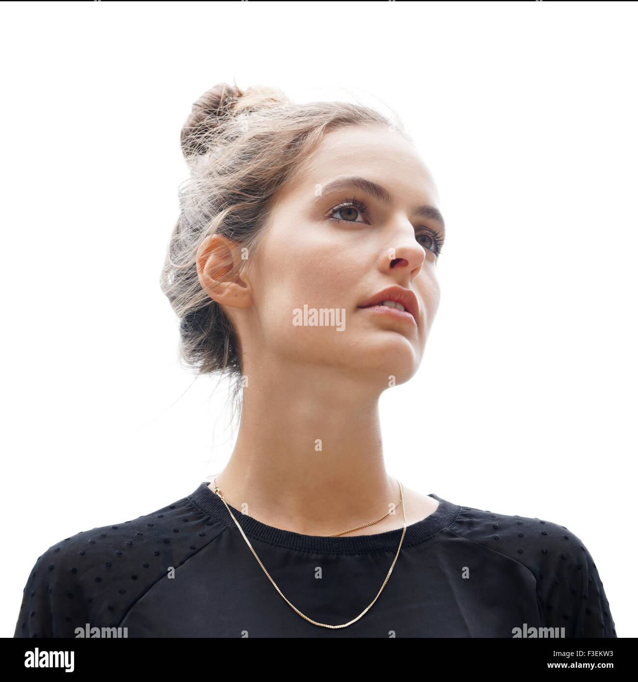Woman gazing hi-res stock photography and images - Alamy
