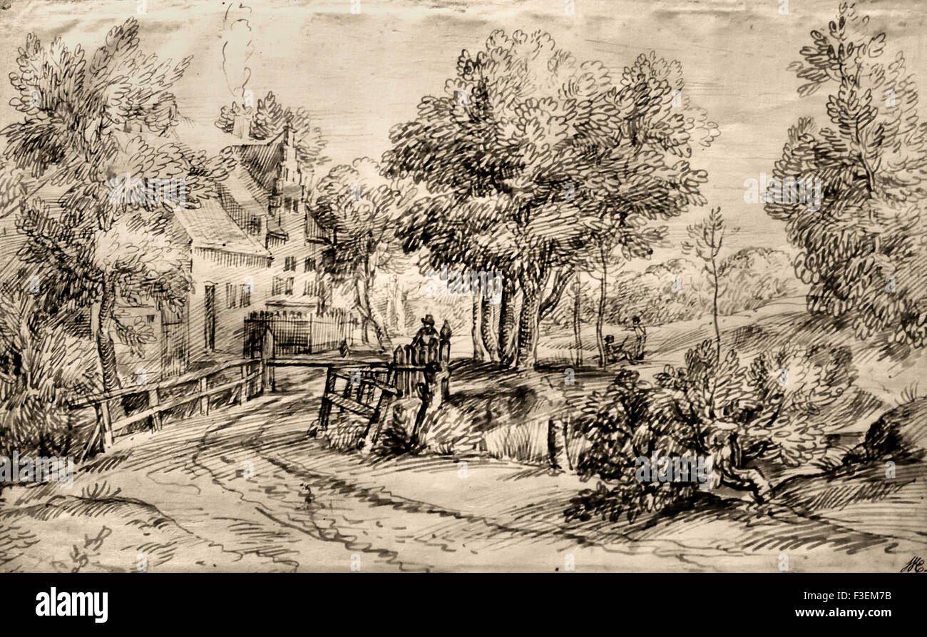 The Forester`s House near the Haque ( the Cream House ) 1665 Rembrandt ...