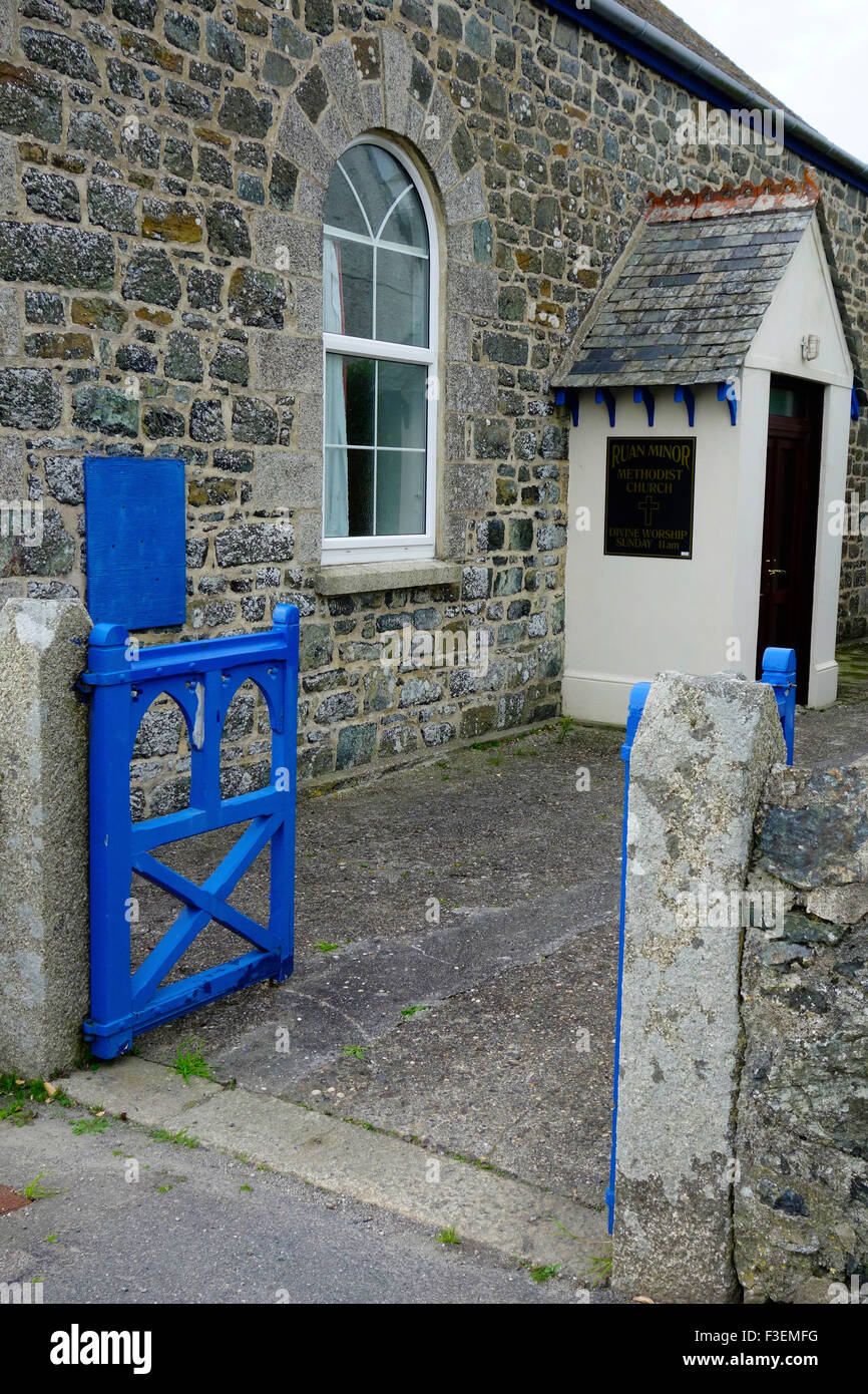 Methodist Chapel, Ruan Minor, Lizard Peninsula, Cornwall, England, UK ...