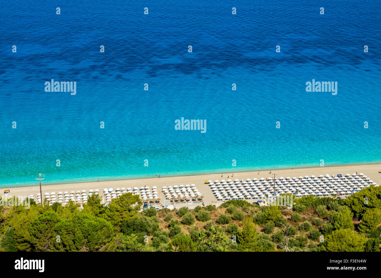 Kathisma Beach, Lefkada Island, Greece. Kathisma Beach is one of the ...