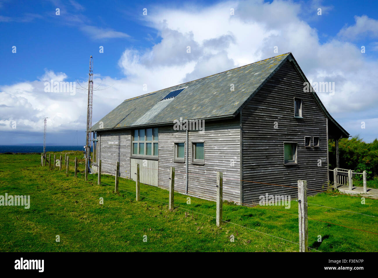 Marconi Centre, Poldhu, Nr Mullion, Lizard Peninsula, Cornwall, England ...