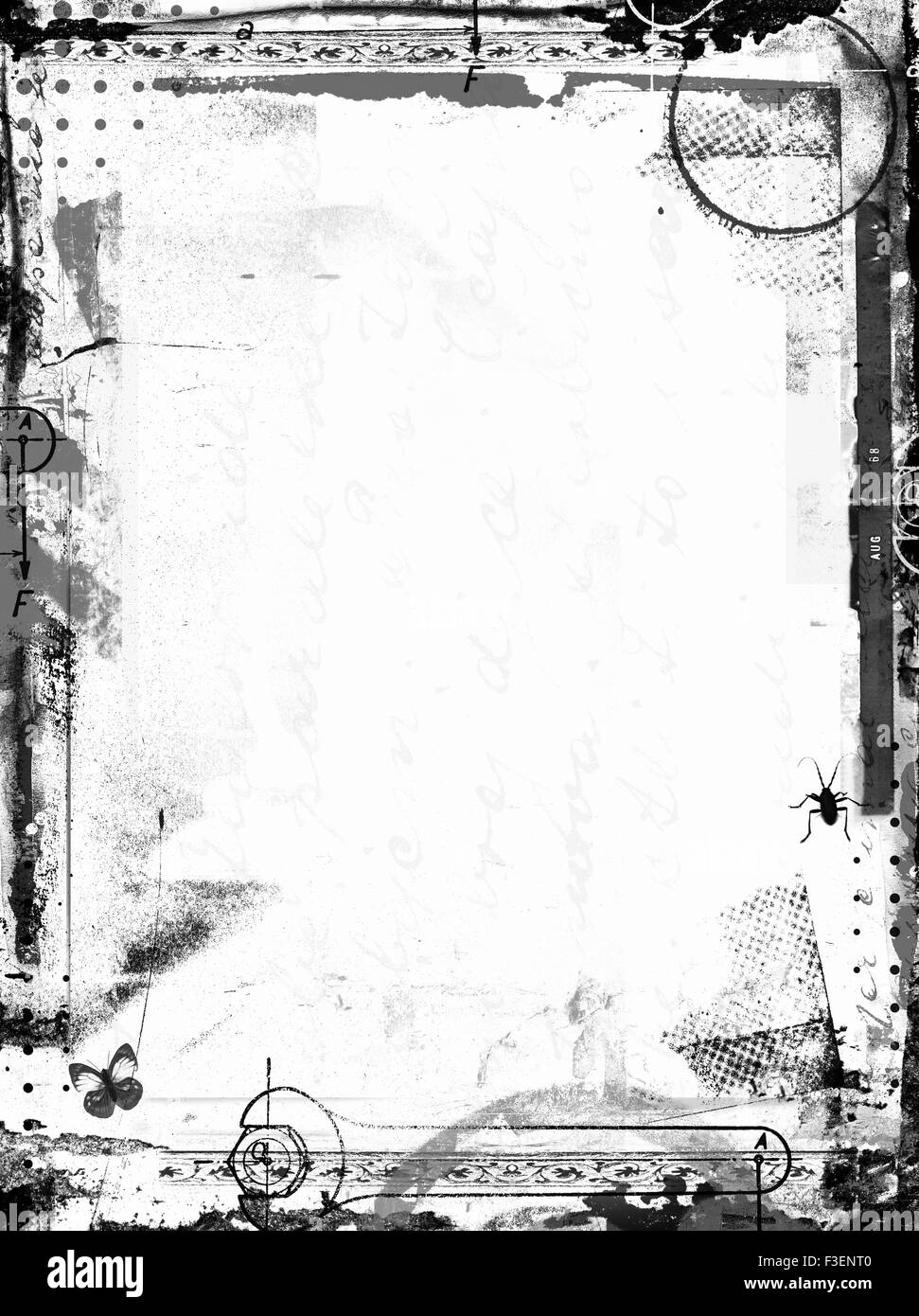 Distressed border hi-res stock photography and images - Alamy