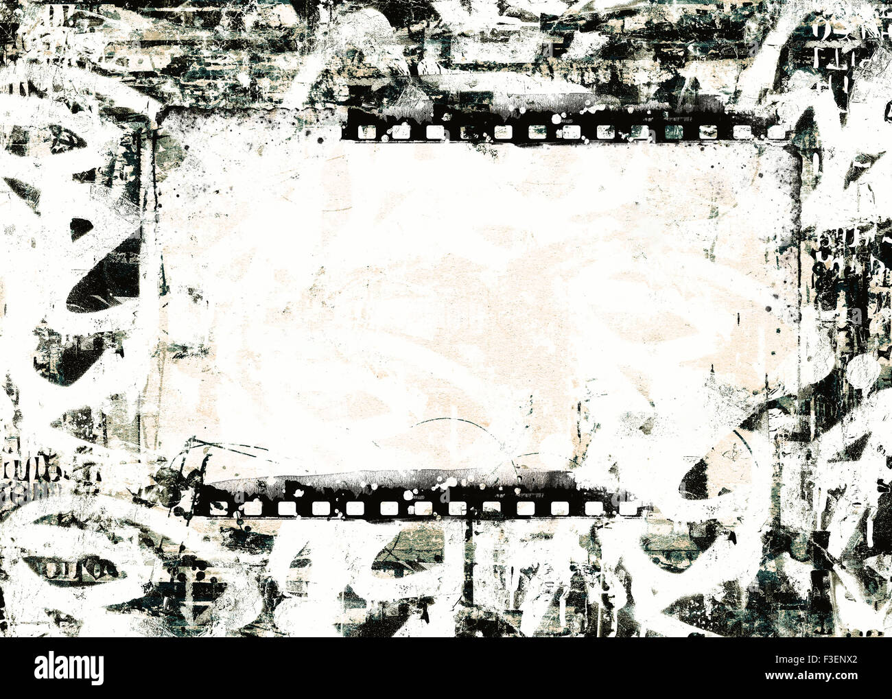 Grunge Frame Distressed Grunge Texture .Large Arty Style Artistic ...