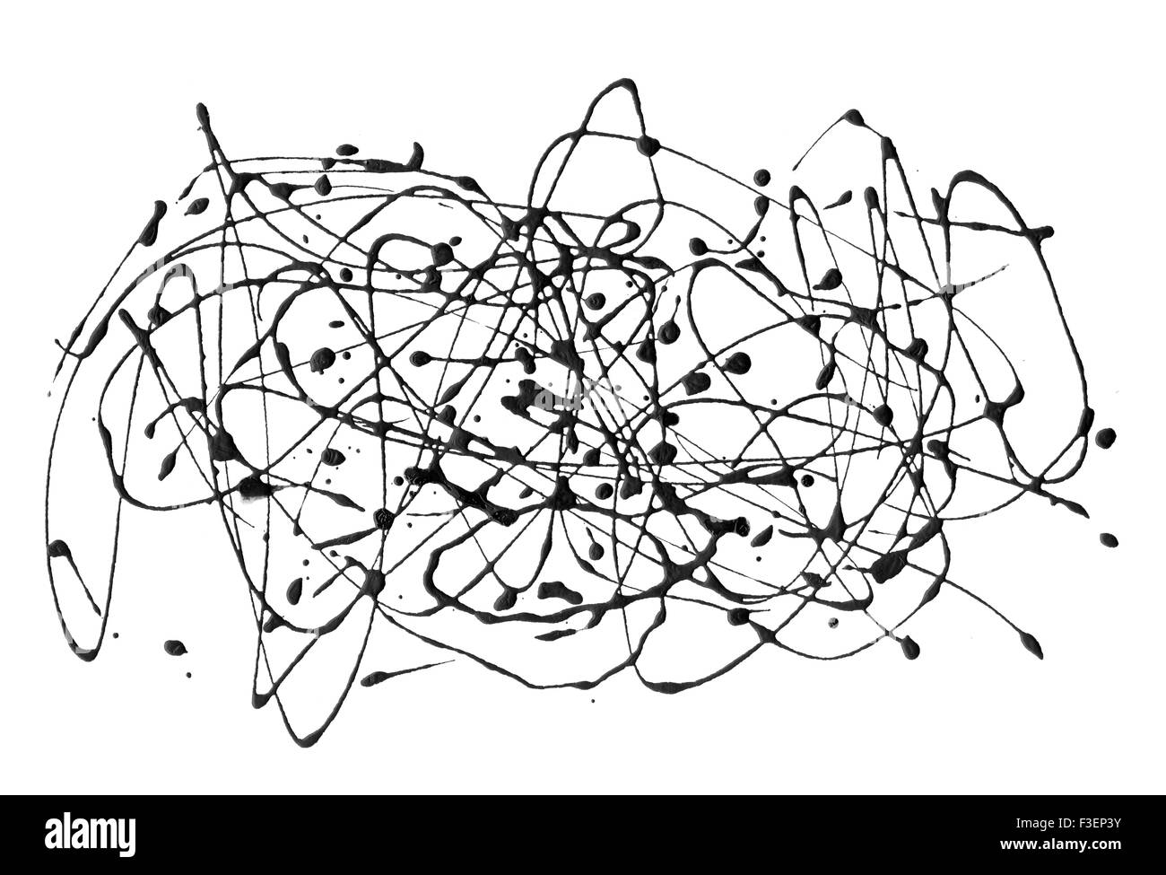 Ink on paper border Black and White Stock Photos & Images - Alamy