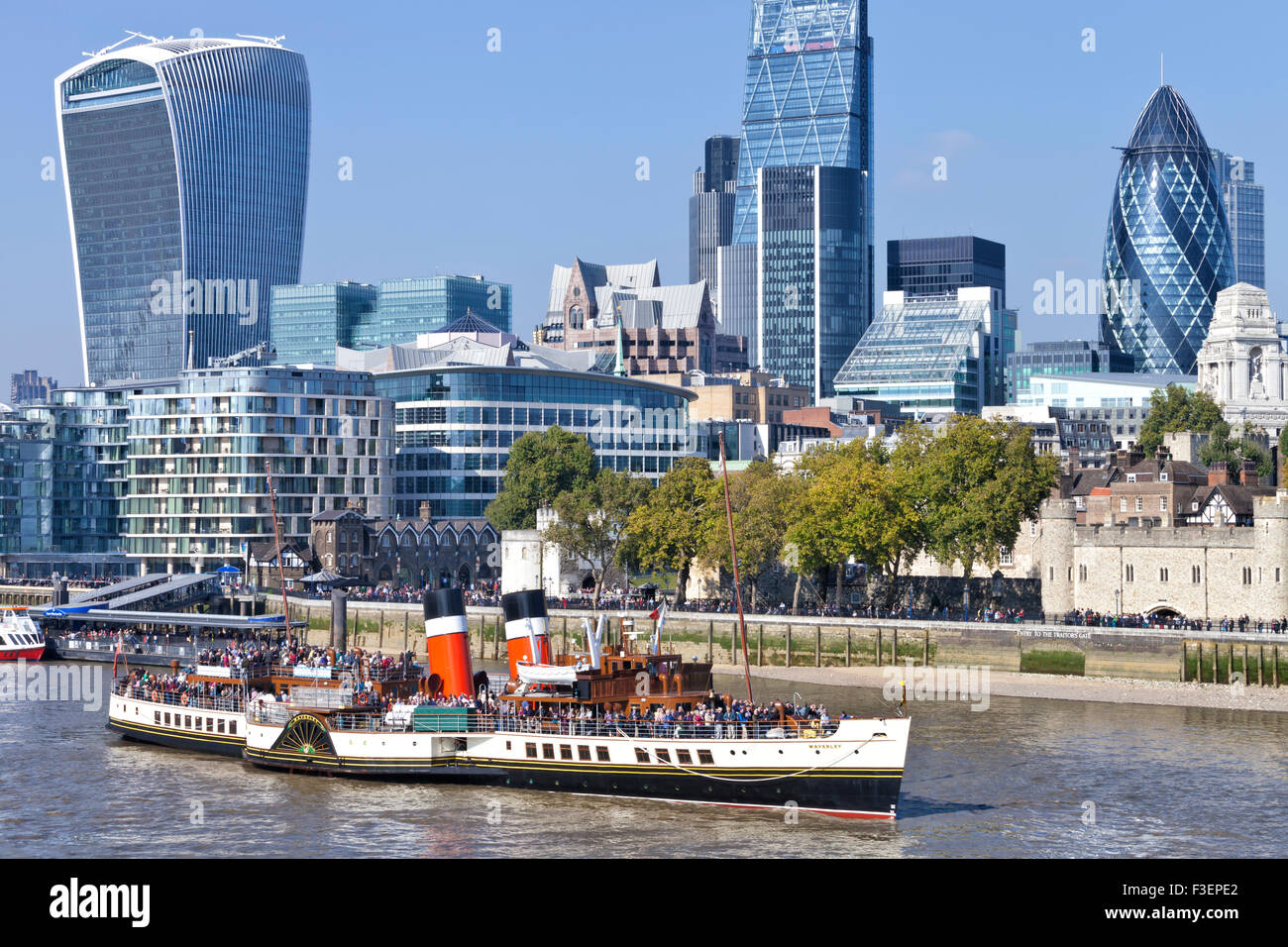 London, United Kingdom, 02 October 2015 : City of London view of ...