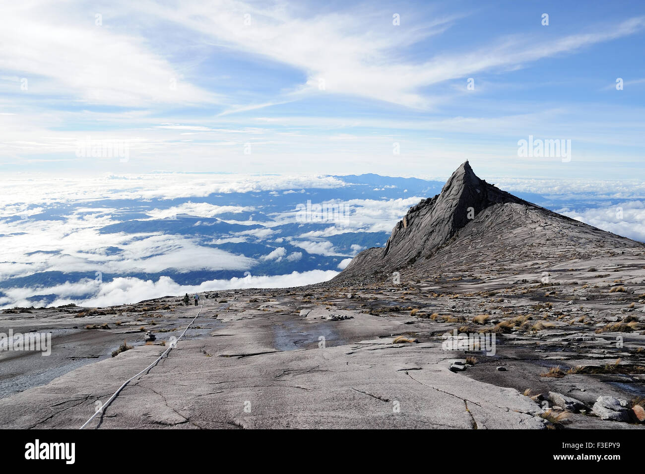 On top of Mount Kinabalu Stock Photo - Alamy