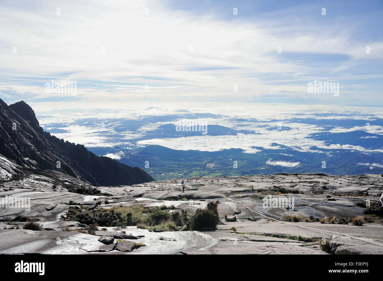 On top of Mount Kinabalu Stock Photo - Alamy
