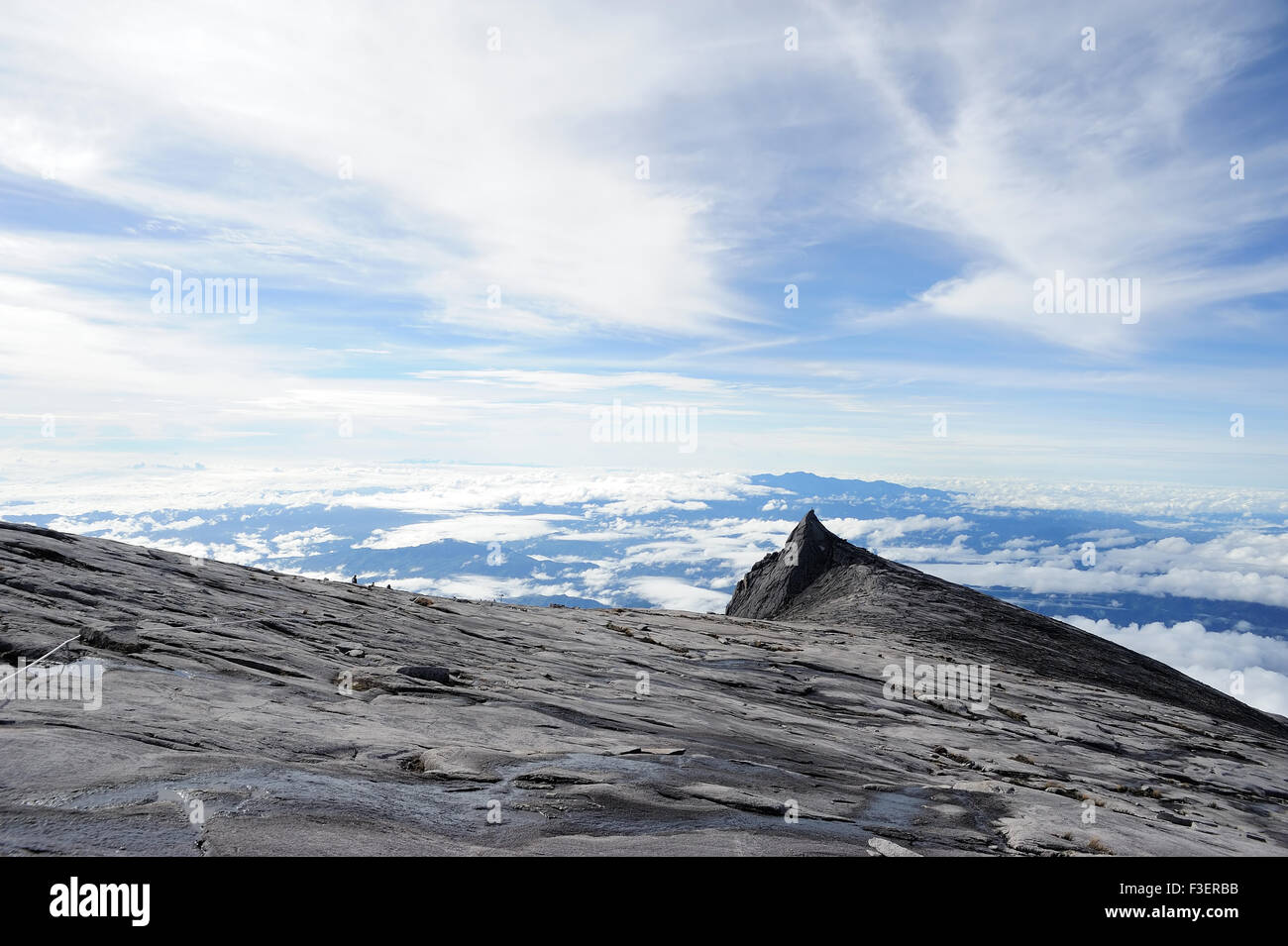 On top of Mount Kinabalu Stock Photo - Alamy