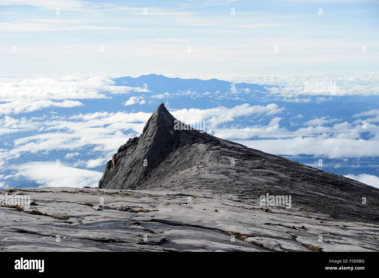 On top of Mount Kinabalu Stock Photo - Alamy