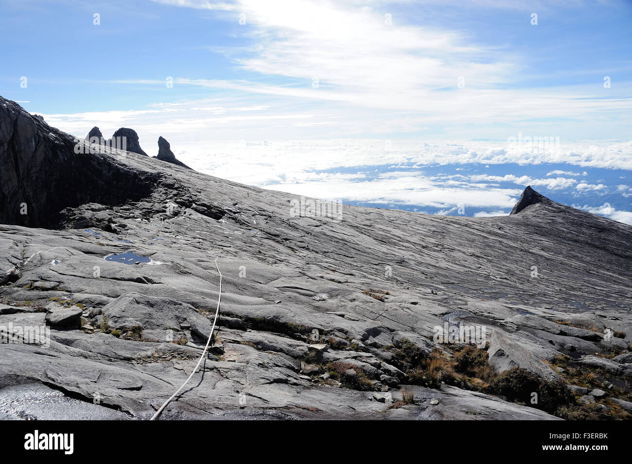 On top of Mount Kinabalu Stock Photo - Alamy