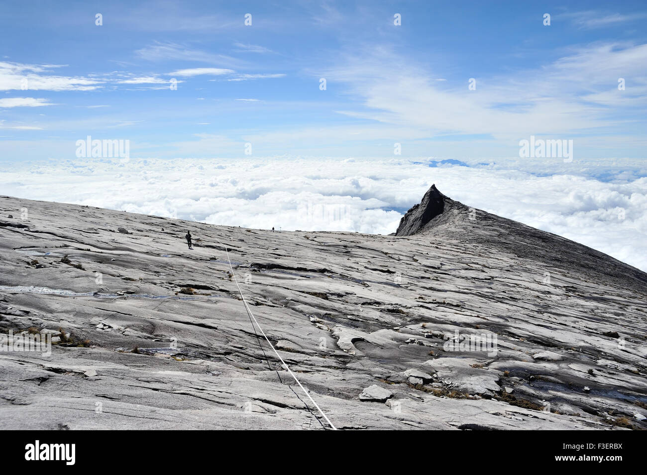 On top of Mount Kinabalu Stock Photo - Alamy