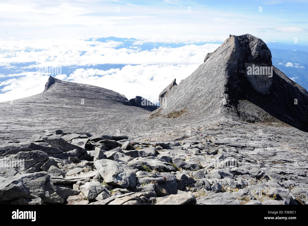 On top of Mount Kinabalu Stock Photo - Alamy