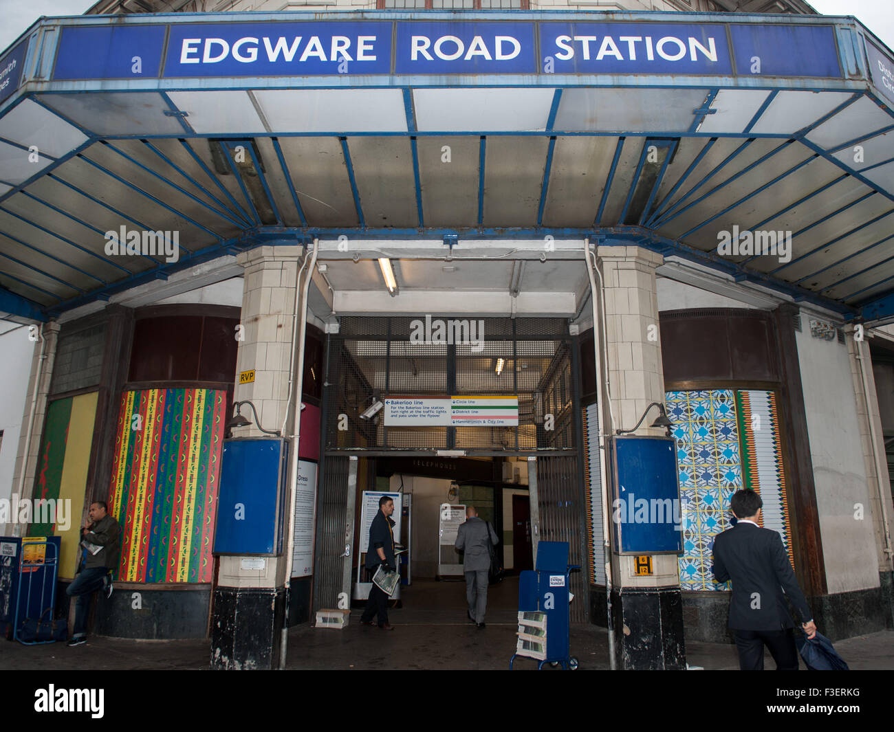 Edgware Road underground station open for business despite the strike ...