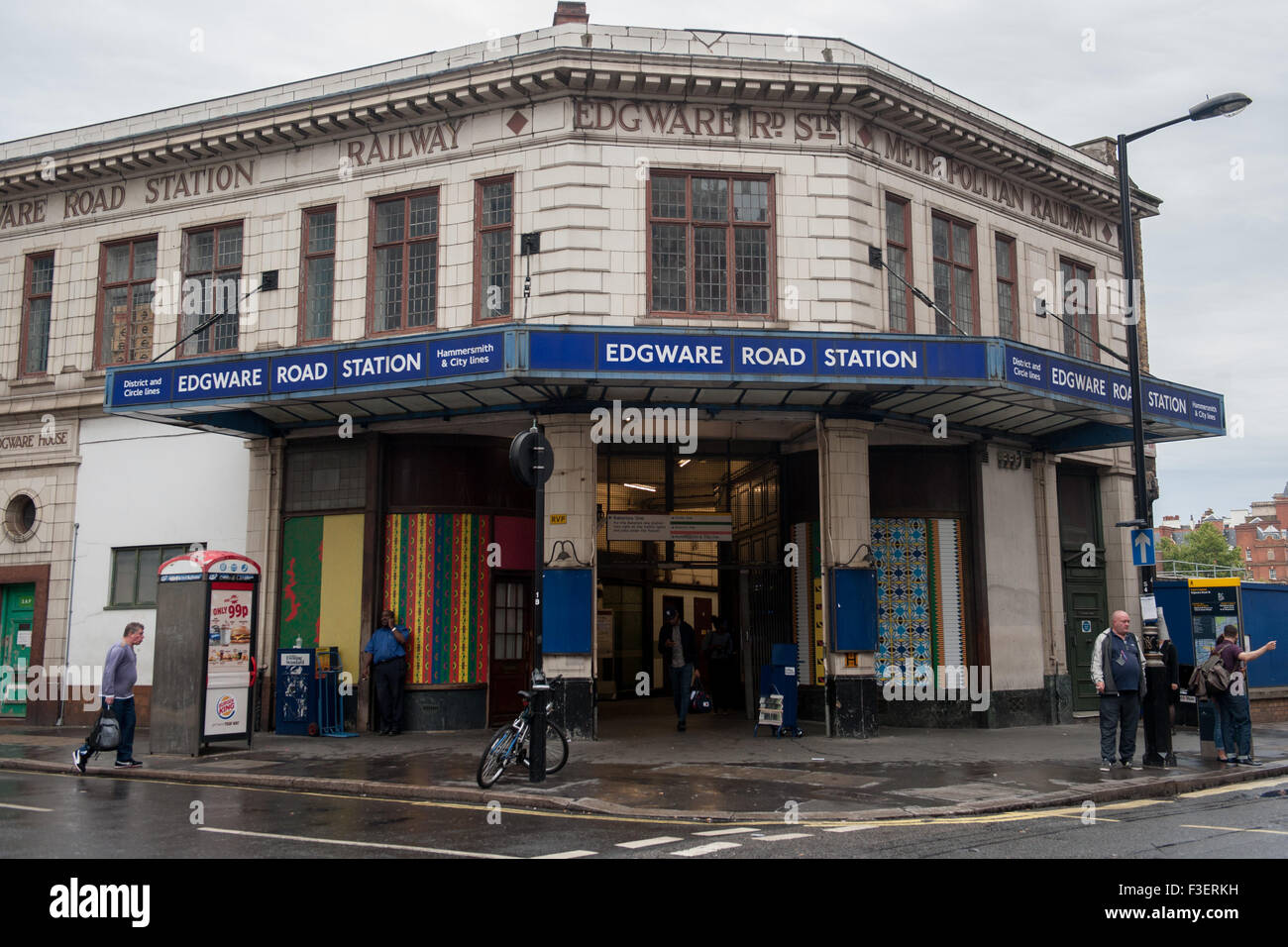 Edgware Road underground station open for business despite the strike ...