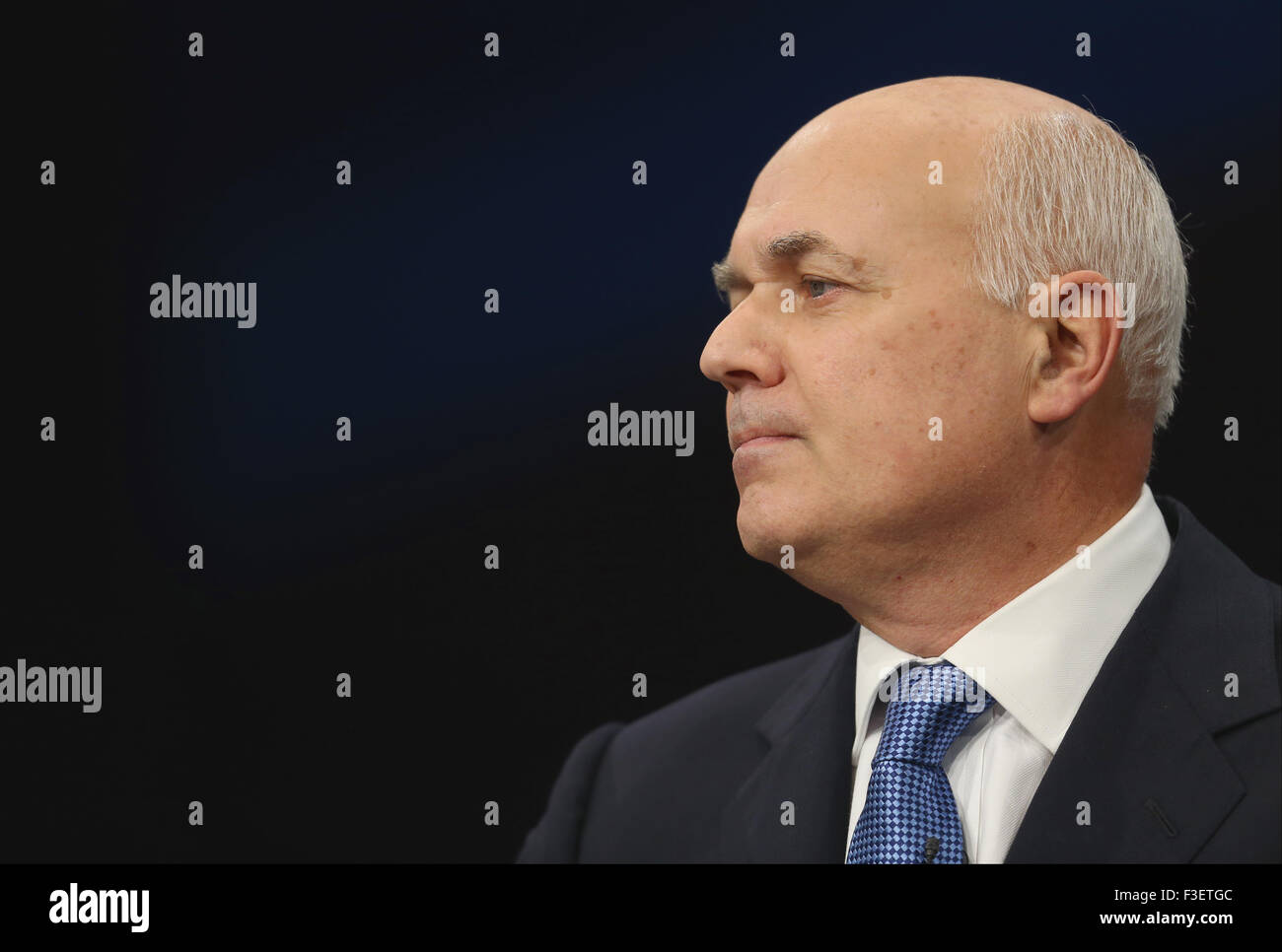 Manchester, UK. 6th October, 2015. Iain Duncan Smith Mp Secretary Of ...