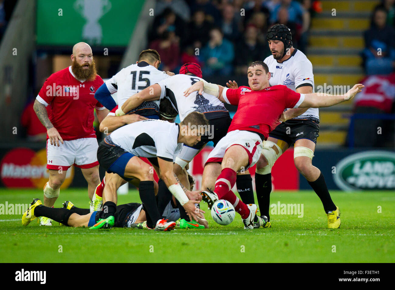 King Power Stadium, Leicester, UK. 6th October, 2015. Rugby World Cup ...