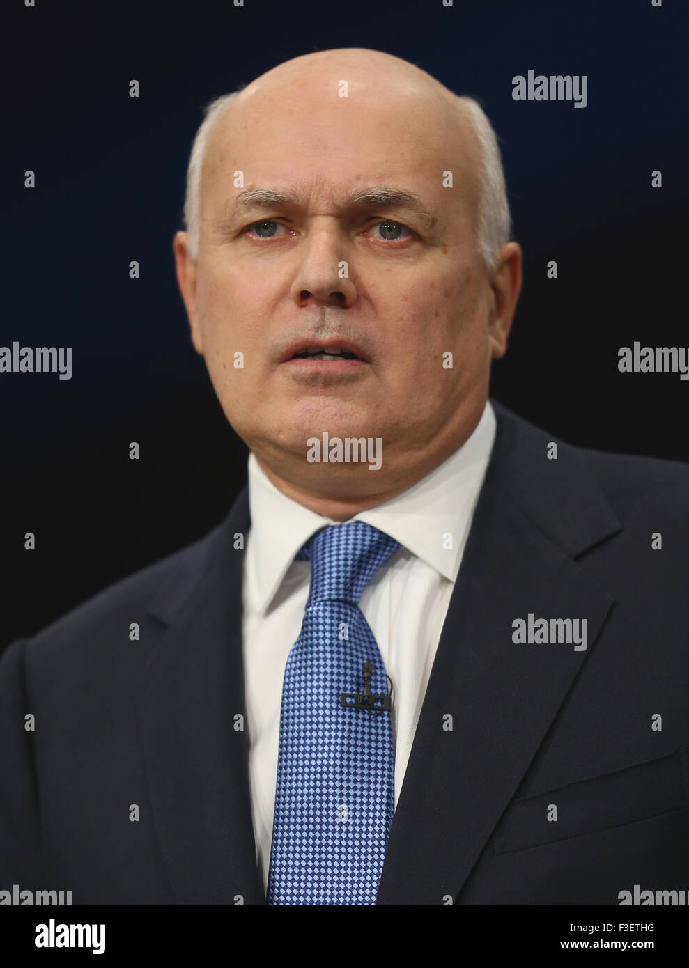 Manchester, UK. 6th October, 2015. Iain Duncan Smith Mp Secretary Of ...