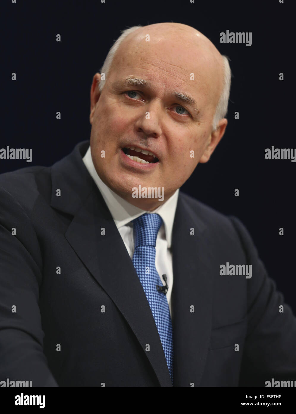 Manchester, UK. 6th October, 2015. Iain Duncan Smith Mp Secretary Of ...