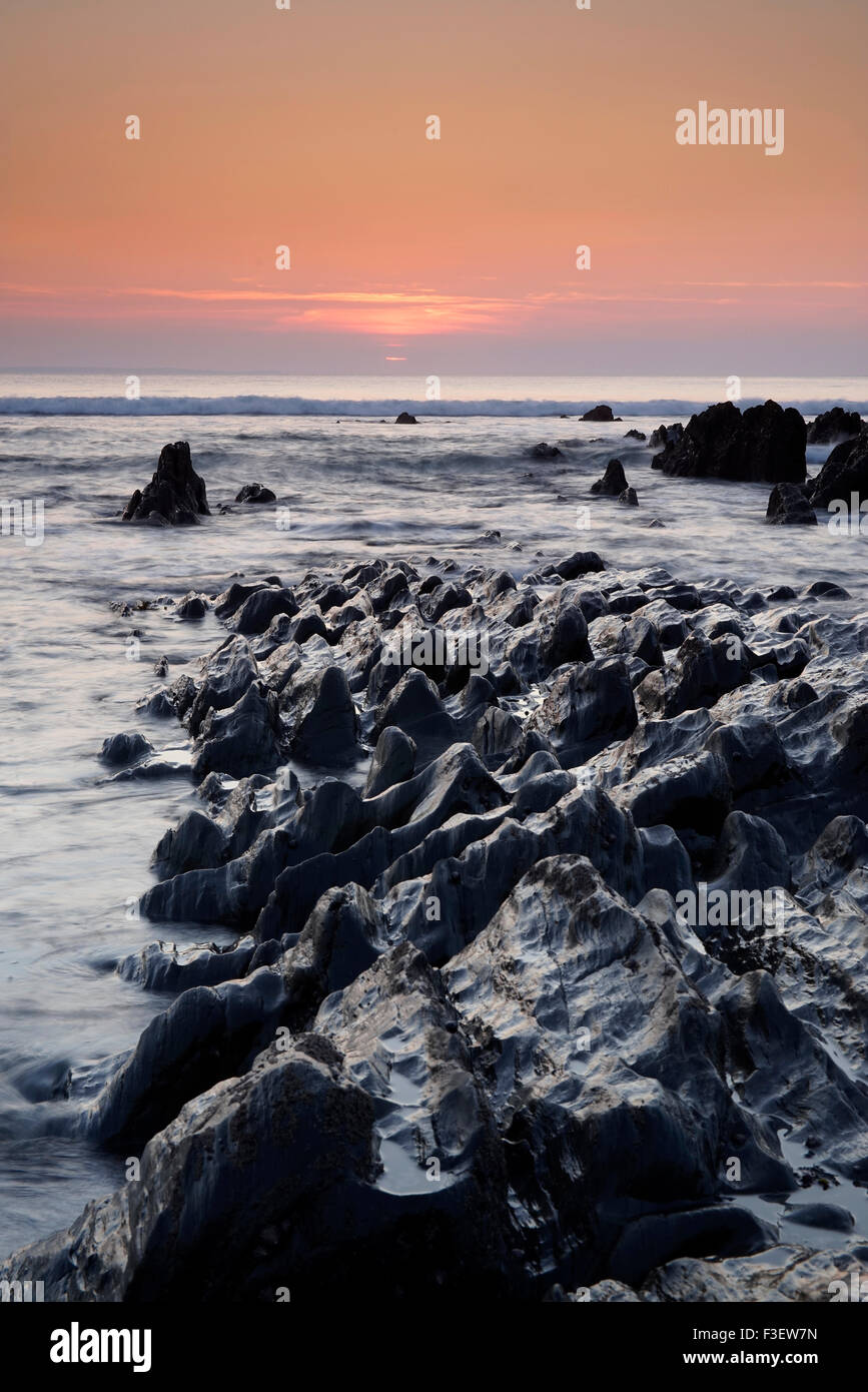 Barricane beach sunset hi-res stock photography and images - Alamy