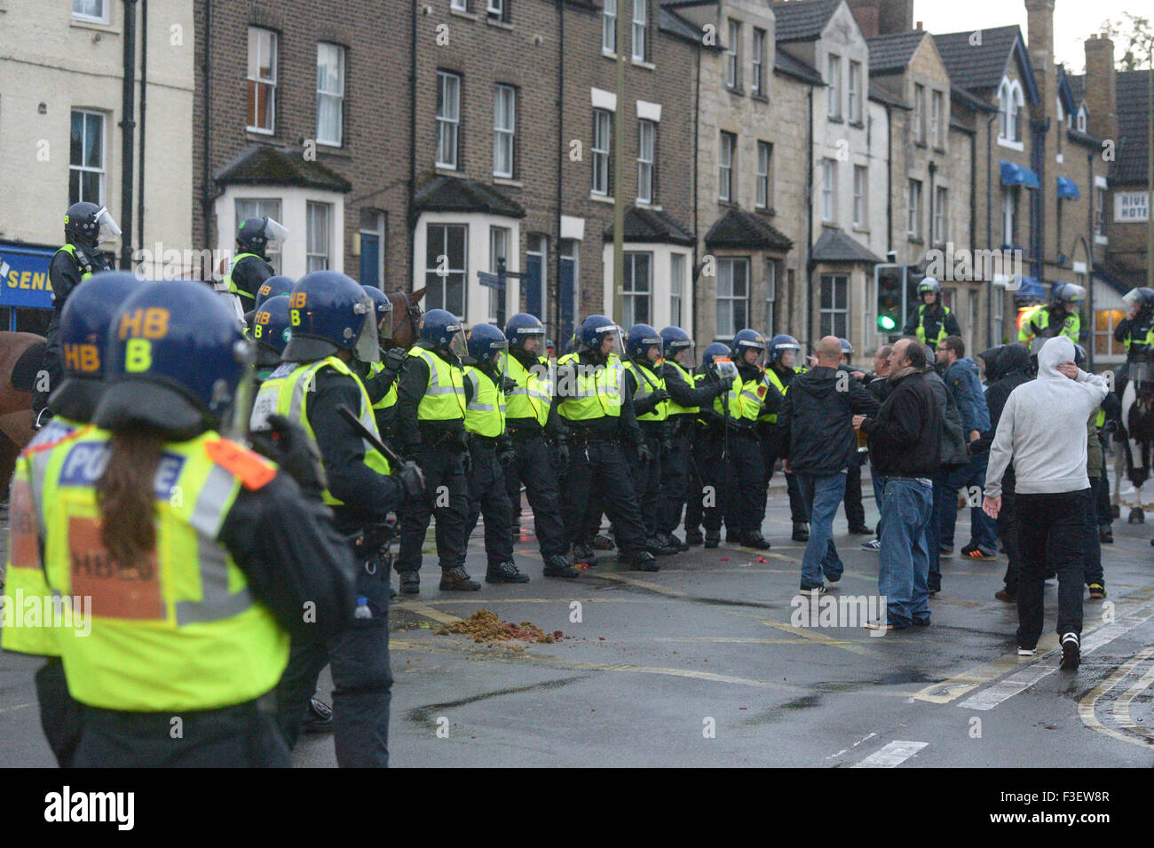 Football Fans Police Clash High Resolution Stock Photography and Images ...