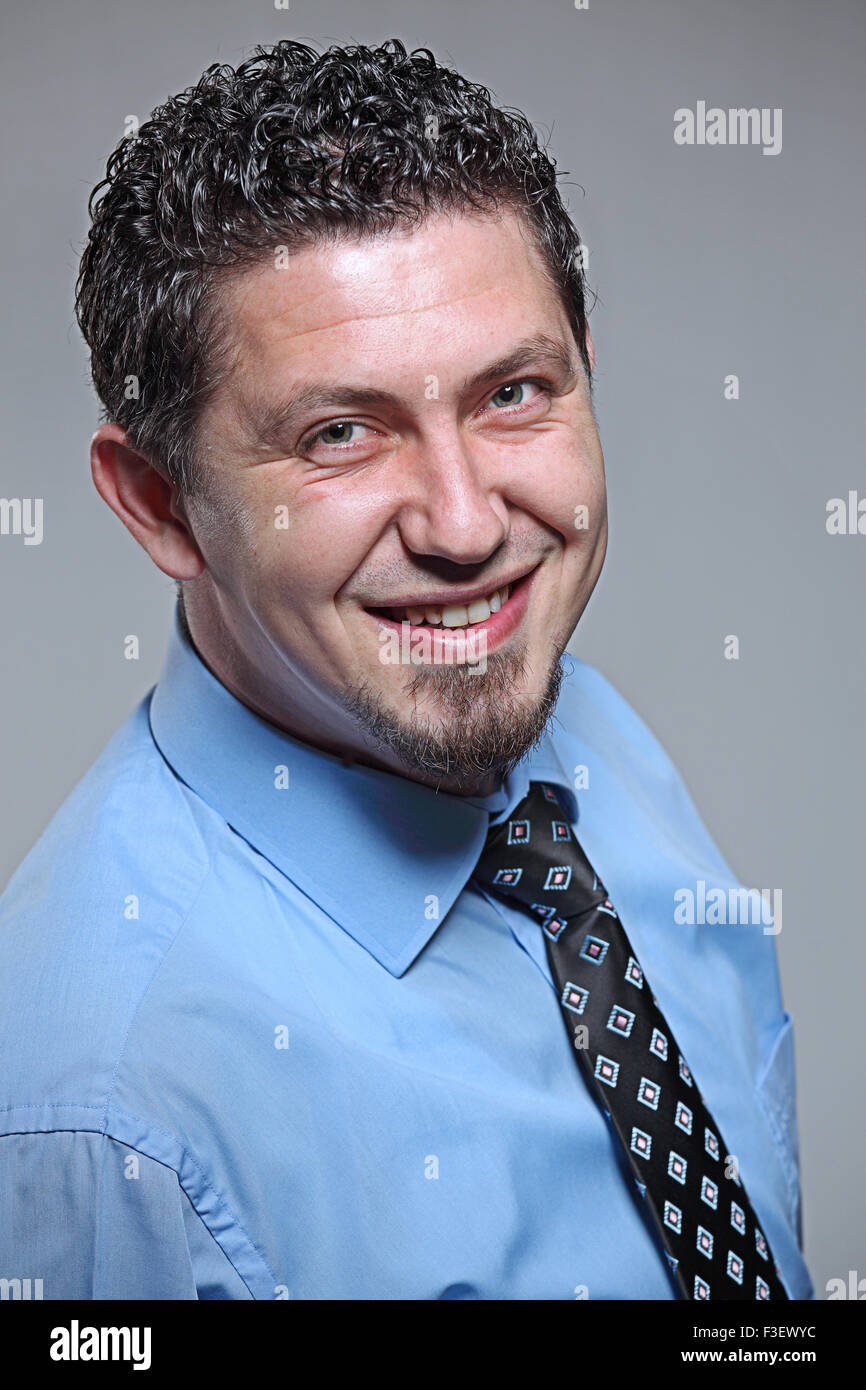Portrait smiling confident man hi-res stock photography and images - Alamy