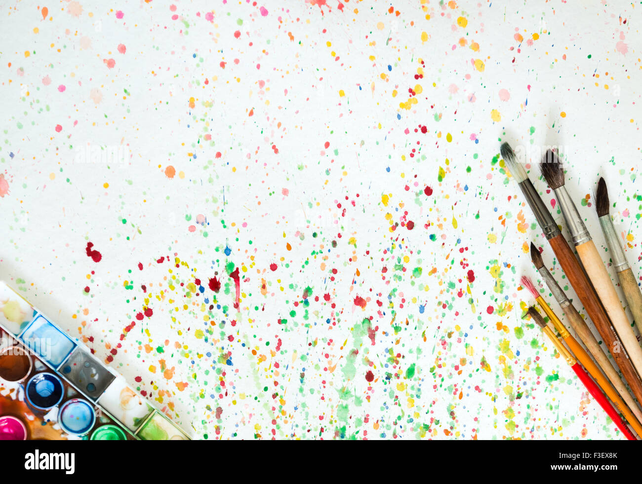 Spotted color background Stock Photo - Alamy