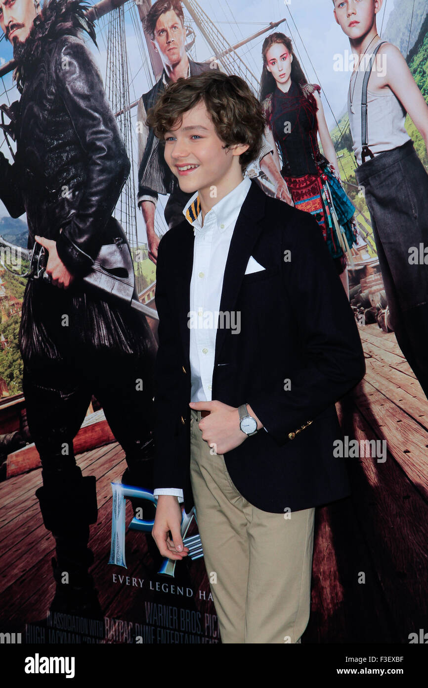 New York, NY, USA. 5th October, 2015. Levi Miller attends 'Pan ...