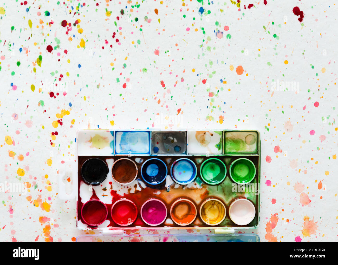 Watercolor spots set hi-res stock photography and images - Alamy