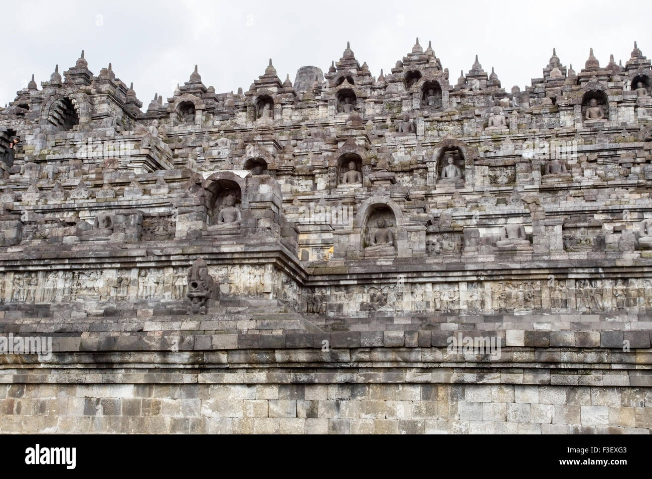 Worlds largest buddhist archaeological site hi-res stock photography ...