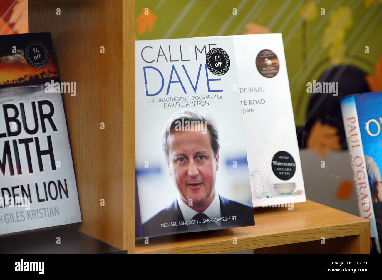 London,UK,6 October 2015,Unauthorised biography David Cameron 'Call Me ...