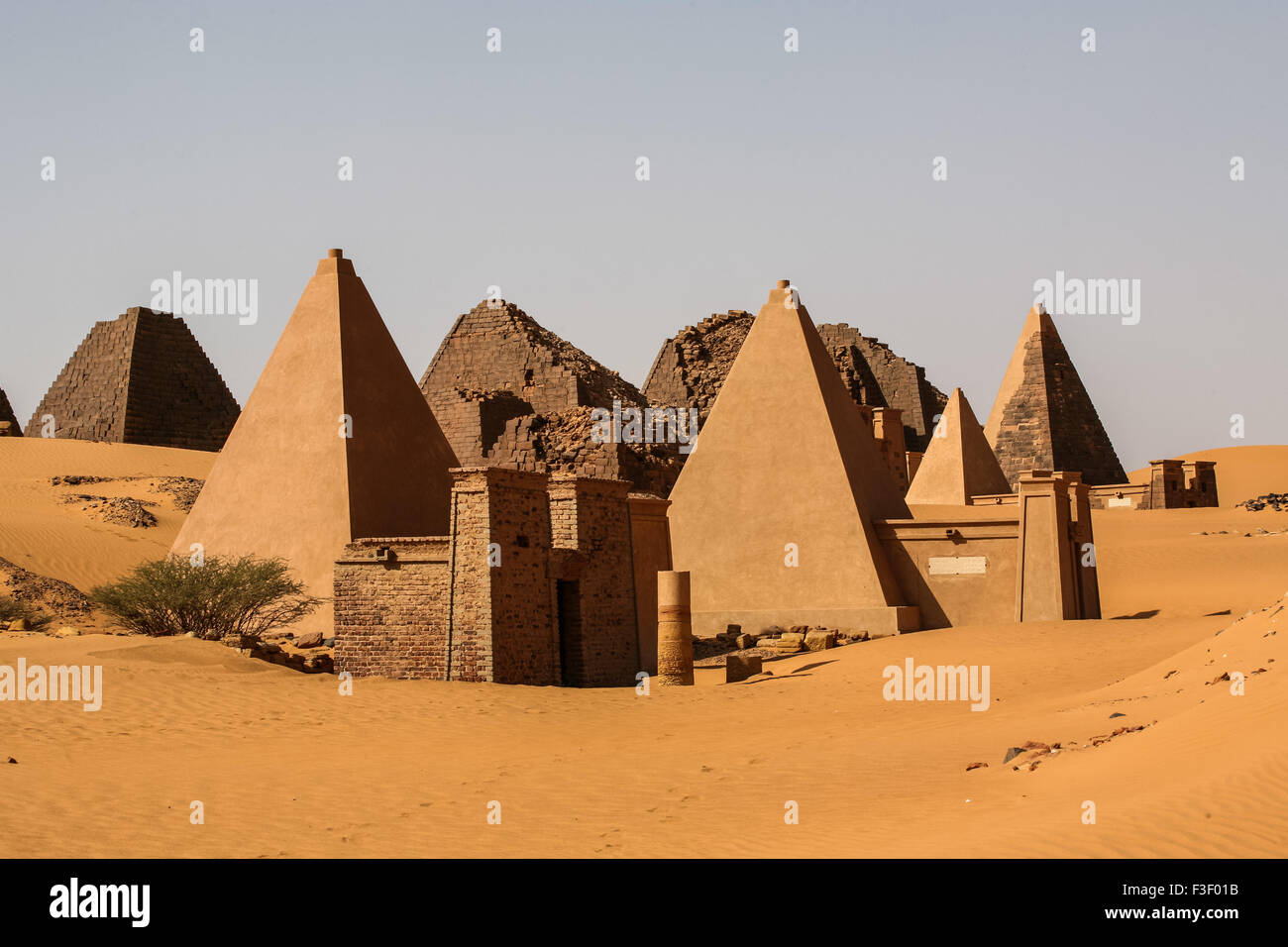 Nubian meroe pyramids in hi-res stock photography and images - Alamy