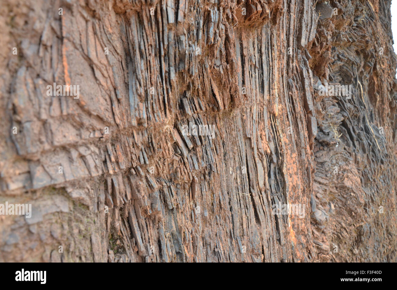Layers of iron ore formed in the earth Stock Photo - Alamy