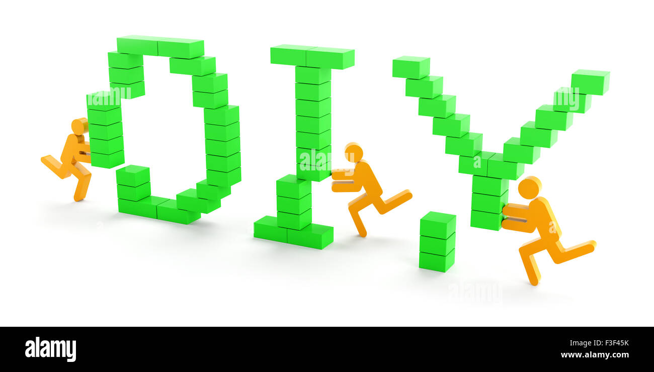 Diy word hi-res stock photography and images - Alamy