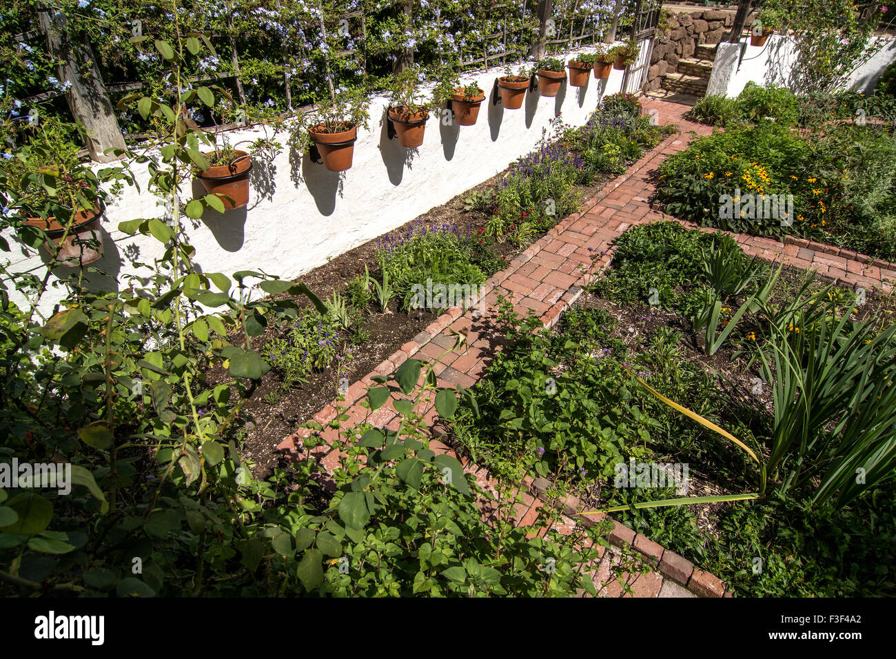 The grounds at Rancho Los Alamitos Historic Ranch and Gardens in the ...