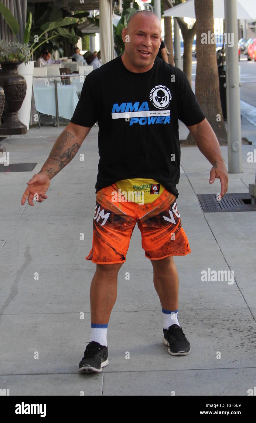 Former mixed martial artist Wanderlei Silva nicknamed "The Axe Murderer ...