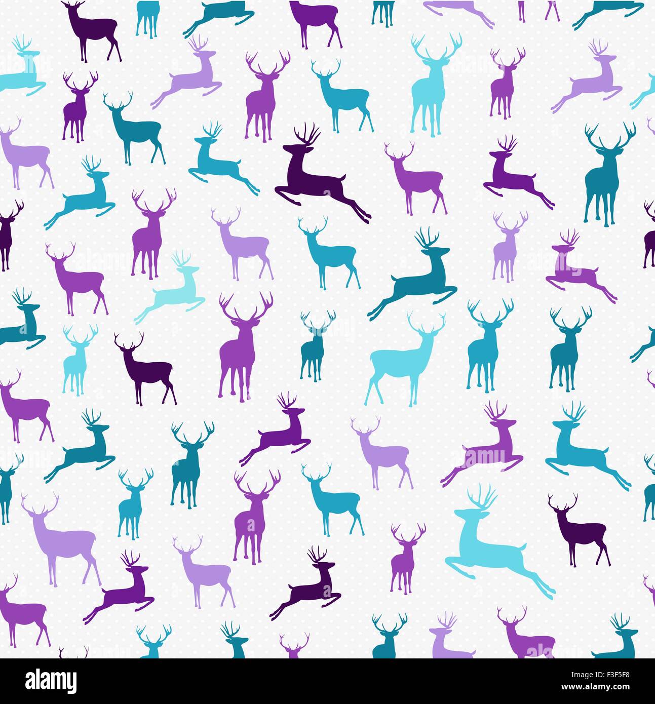 Merry christmas hipster reindeer seamless pattern background. Ideal for ...