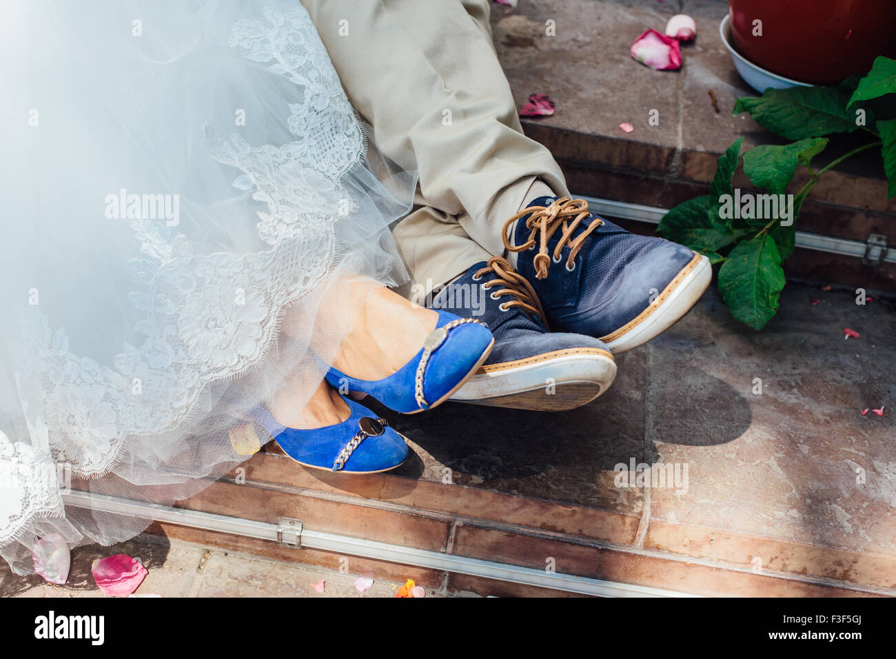 Bride Foot Steps High Resolution Stock Photography and Images - Alamy