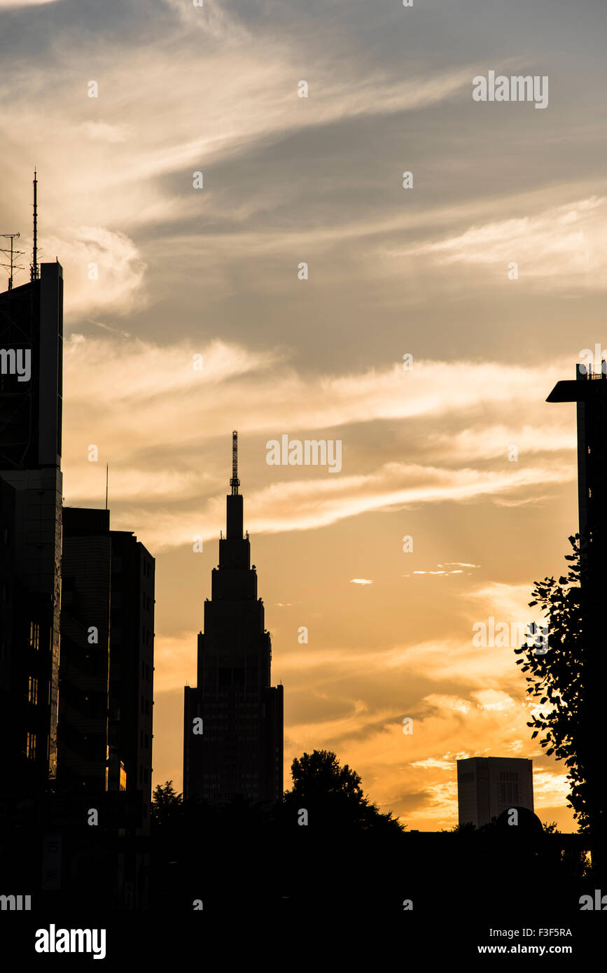 NTT Docomo Tower,view from Shinjuku Street from,Shinjuku-Ku,Tokyo,Japan ...
