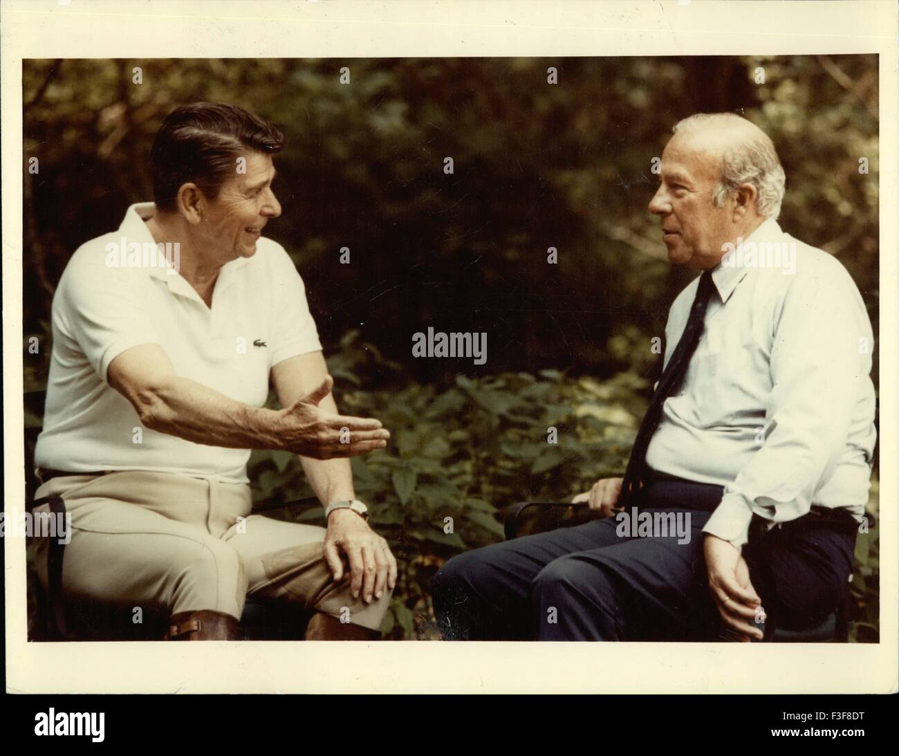 President Ronald Reagan. 24th Feb, 1985. © Keystone Pictures USA ...