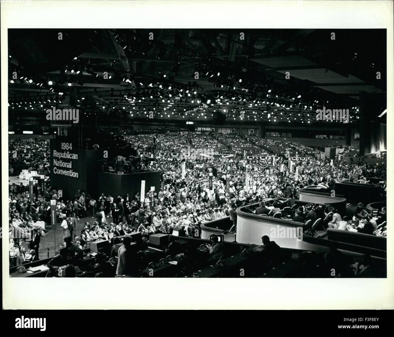 1981 - Central view of the Convention Floor © Keystone Pictures USA ...